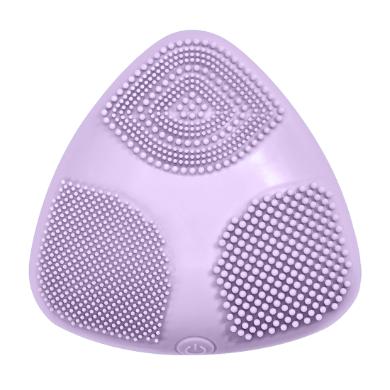 Skinpod™ Silicone Cleansing Brush - Purple